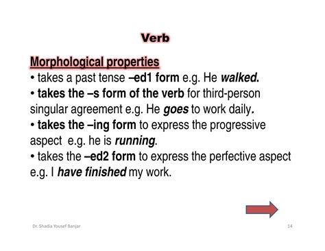 Syntactic Categories By Dr Shadia Yousef Banjar Ppt [compatibility Mode] Pdf