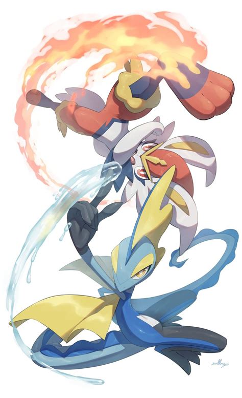 Cinderace And Inteleon Super Cool Wallpaper For Mobile Phone Pokemon Sketch Pokemon Art Pokemon