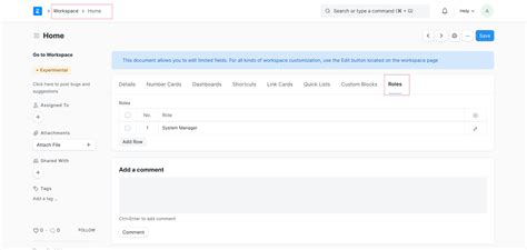 Show Hide A Workspace For A Specific Role Frappe Framework Frappe Forum