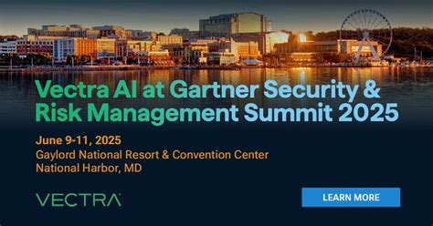 Gartnersrm Cybersecurity Ndr Threatdetection Ai Vectraai Jillian Hunt