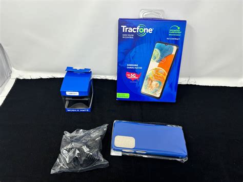 Lot 158 Samsung Galaxy A23 5g Tracfone Package With Accessories Adams Northwest Estate