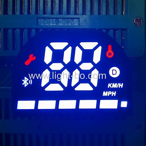 Ultra Whiteredorange Customized 7 Segment Led Display Module For Electric Scooter