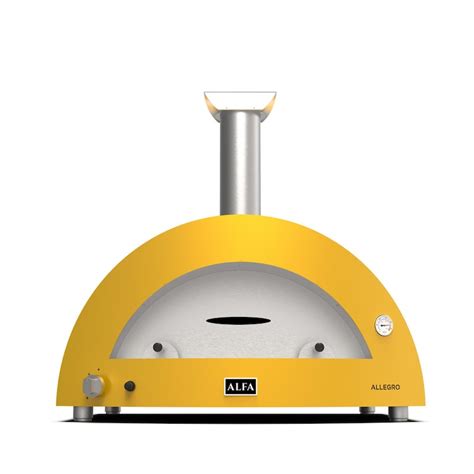 Alfa Moderno 5 Pizze Propane Pizza Oven W Natural Gas Conversion Kit Fire Yellow Fxmd 5p