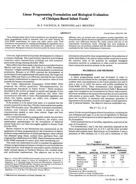 Pdf Linear Programming Formulation And Biological Evaluation · Pdf File · 2011 11 30linear