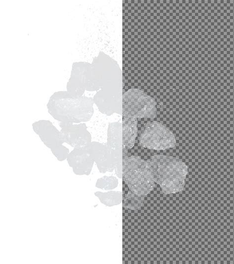 Ледяные кубики взрыв летящие кристально чистые ледяные волны плавающие падают в воздух ледяной