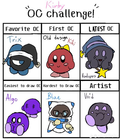 Kirby Oc Challenge By Voidstarabyss On Deviantart