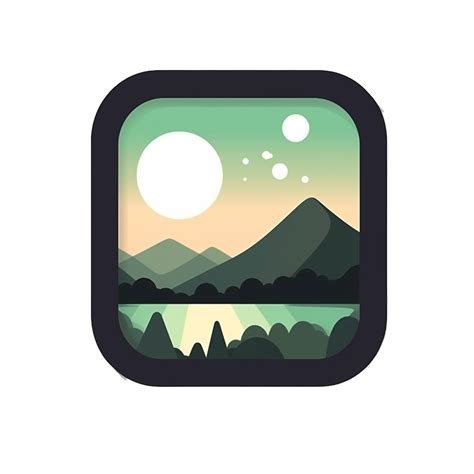 Squared Icon With Round Edges For Nature App Created With 23982080 Png