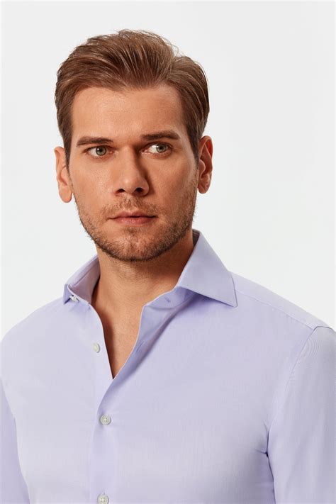 Lucious Lavender Twill Non Iron Shirt Otaa