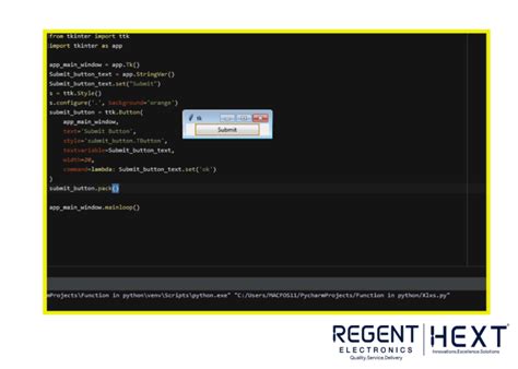 Gui Designing On Raspberry Pi Using Tkinter And Python Regent Electronics