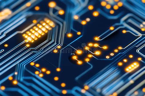 Exploring Intricate Circuit Board Design Showcasing Modern Technology And Electrical Connections