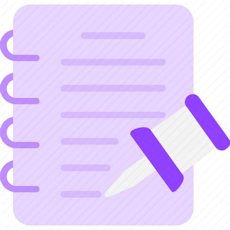 Note Office Paper Pin Pinned Push Icon Download On Iconfinder