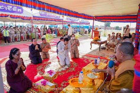 ពិធីបញ្ចុះបឋមសិលាបើកការដ្ឋានសាងសង់រោងចក្រប្រព្រឹត្តកម្មទឹកស្អាត