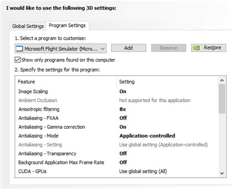 Unusual Problem Anti Aliasing Install Performance Graphics Microsoft Flight Simulator