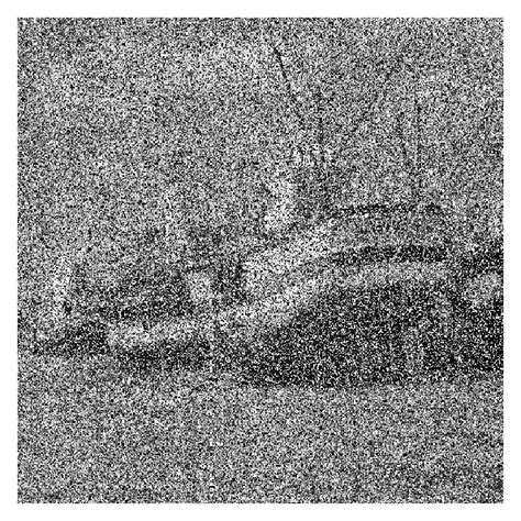 Grayscale “boats” Image Corrupted With 50 Salt And Pepper Noise Download Scientific Diagram