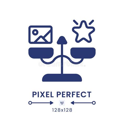 Implicit Association Testing Black Solid Desktop Icon Stock Vector