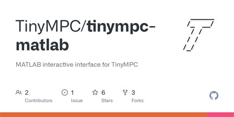 Github Tinympctinympc Matlab Matlab Interactive Interface For Tinympc