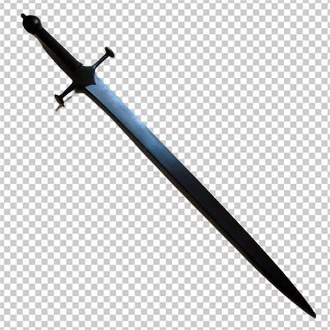 Premium Psd 3d Knight Sword