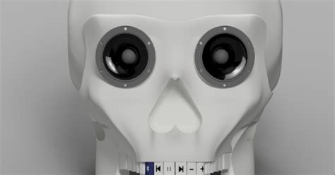 Bluetooth Skull Speaker Autodesk Community Gallery