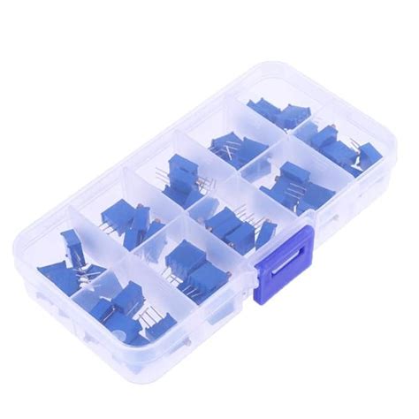 Rees52 3296w 1k 1m Multi Turn Trimmer Potentiometer Variable Resistor