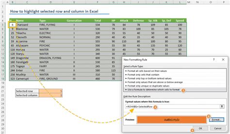 How To Highlight Selected Row And Column In Excel