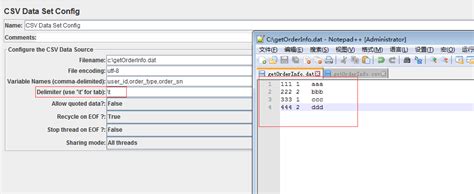 jmeter 参数化之 csv data set config jmeter csv data csdn博客