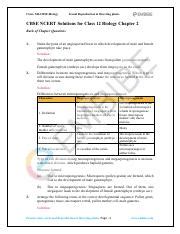 Comprehensive Study Of Sexual Reproduction In Flowering Plants Course Hero