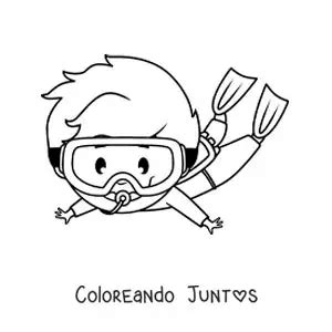 Dibujos De Buceo Para Colorear Gratis Coloreando Juntos