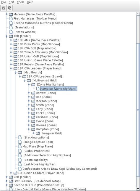 Zone Highlighting Module Design Vassal