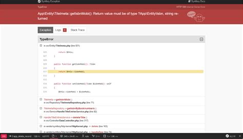 Doctrine Symfony Cant Chain Getter Methods Stack Overflow