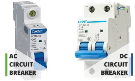 Ac Vs Dc Circuit Breaker Differences And Comparison