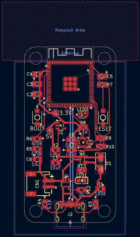 My First Custom Esp32 Pcb The Wakeboard Resp32