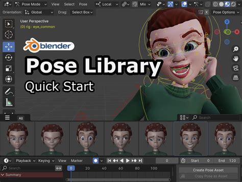 Blender 4 Introduces New Pose Library System Cg Market Posted On The