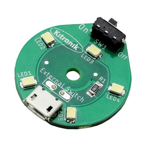 Round Usb White Led Lamp The Pi Hut
