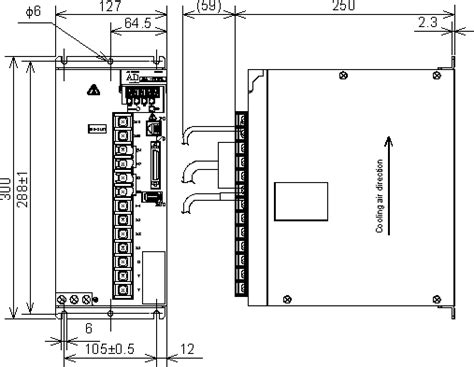 AC Servo AD Series Servo Driver Dimensions Hitachi Industrial Equipment Systems