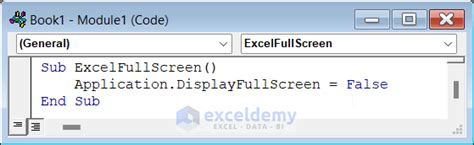 How To Enable And Exit Full Screen In Excel Complete Guide ExcelDemy