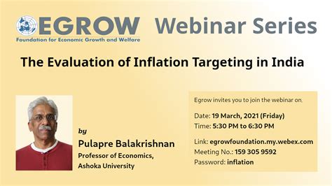 The Evaluation Of Inflation Targeting In India Egrow Foundation