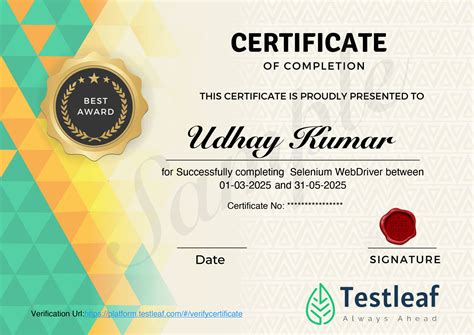 1 Rated Selenium Automation Course Testleaf
