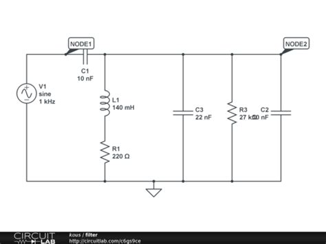 Filter Circuitlab