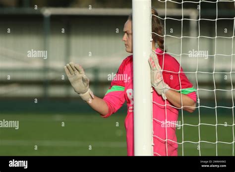 Goalkeeper Katie Scadding Moneyfields Fc Women V Afc Bournemouth Women