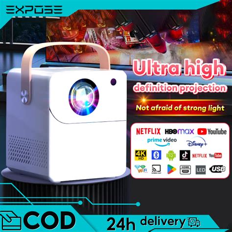 Jual Proyektor Mini Portable Hp Proyektor K Full HD Support IOS