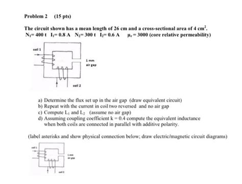 Solved Problem 2 15 Pts The Circuit Shown Has A Mean Chegg Com