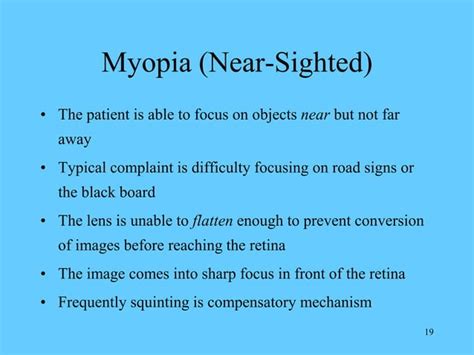 Visual Acuity And Refractive Errors Ppt