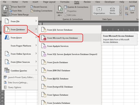 how to import data from ms access into ms excel quickexcel