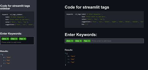 streamlit tags · pypi