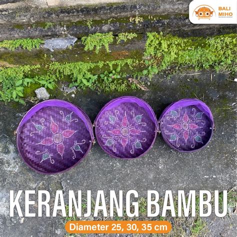 Jual Keranjang Bambu Set Keranjang Buah Keranjang Kue Tudung Saji Keranjang Anyam