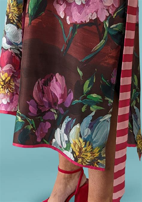 Wild Irish Roses Kimono Caroline Duffy Designs