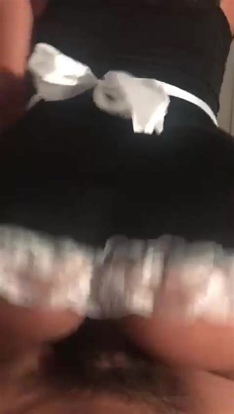 Slut With Flashing Ass Sitting On Rolls In Maid Costume Cnn Amador
