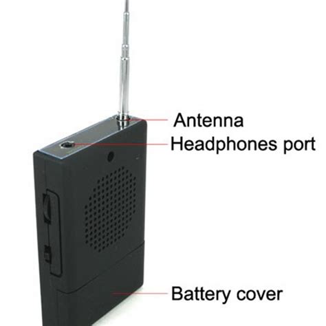 Portable Professional RF Signal Detector With Alarm Function
