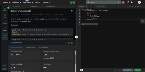 Gfg160 Geekstreak2025 Vitbhopal Dsa Python Problemsolving Tejaswi Singh Parmar