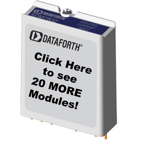 Rtd Input Module Scm7b34 Series Dataforth Corporation Insulated